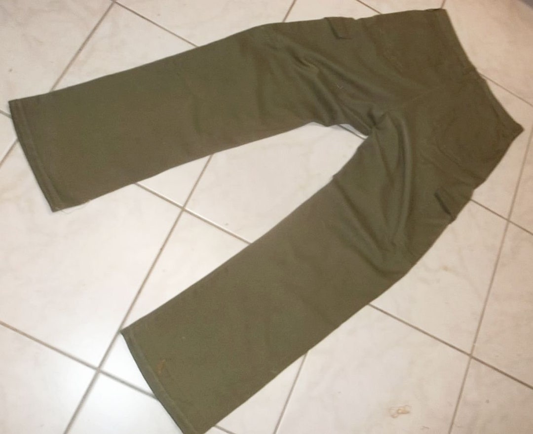Boy Scout Pants BSA Uniform Cargo Trousers Union Made Olive Color Size ...