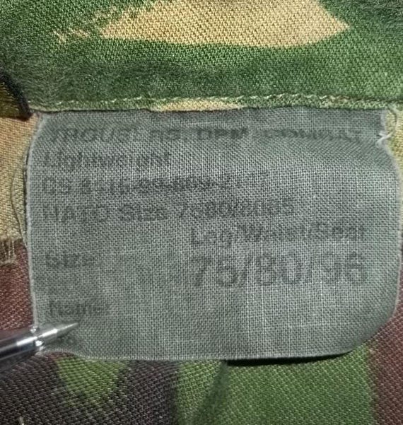 British Army field pants DPM camo pattern summerweigh… - Gem