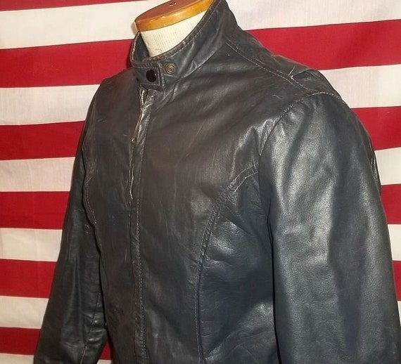 Brooks cafe racer jacket with Serval zippers 1960s vi… - Gem