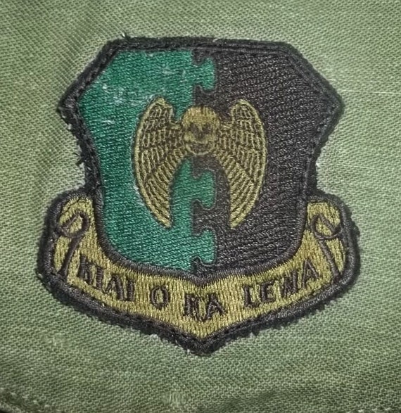 USAF fatigue shirt Vietnam era Og-107 cotton 5th Bomb… - Gem