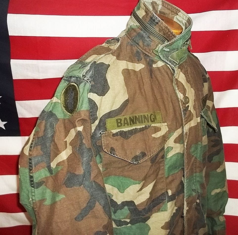 US Army M65 Field Jacket US Army South Woodland Camo Medium - Etsy Hong ...