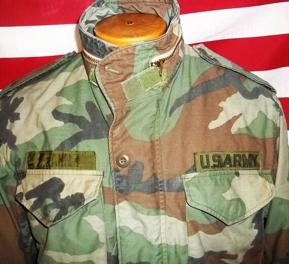 US Army M65 Field Jacket: Alpha Industries Woodland C… - Gem