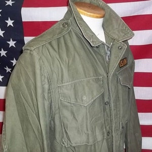 M51 Field Jacket US Army OG-107 Color Conmar Zip Front Small Long Size ...