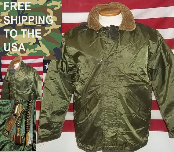 US Navy deck jacket A1 type USN flotation impermeable… - Gem