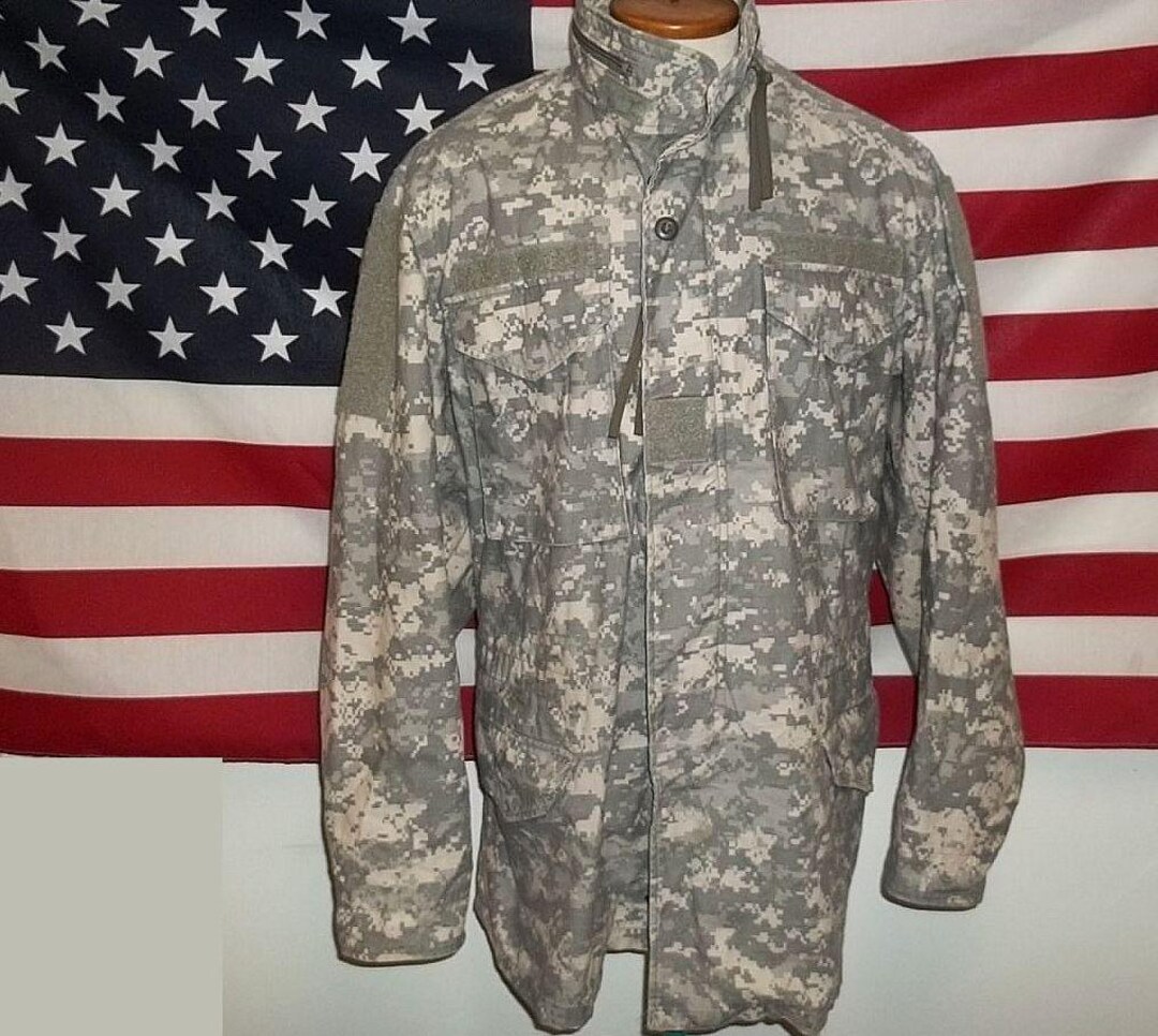 M65 Field Jacket: ACU Digital Camo, Medium X-long, Golden Mfg. - Etsy