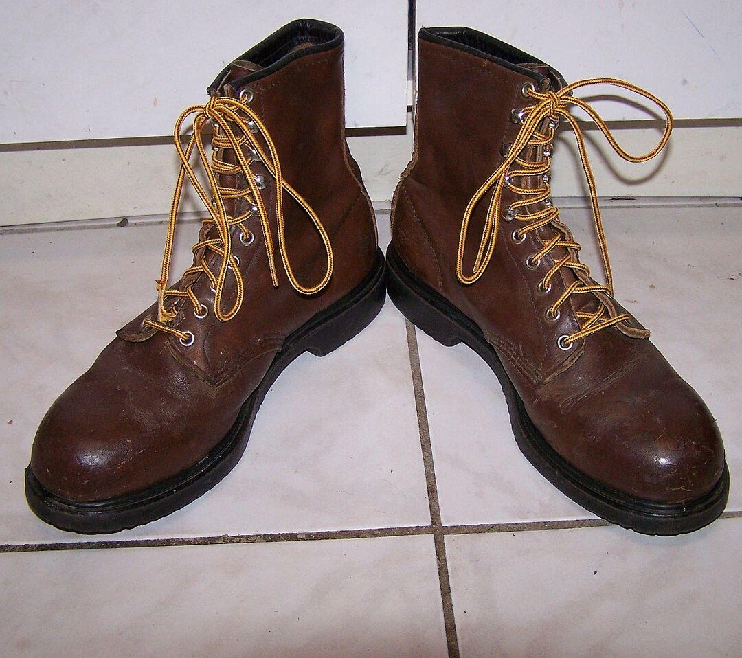Red Wing Work Boots 2233 Supersole Steel Toes Brown Leather Upper ...