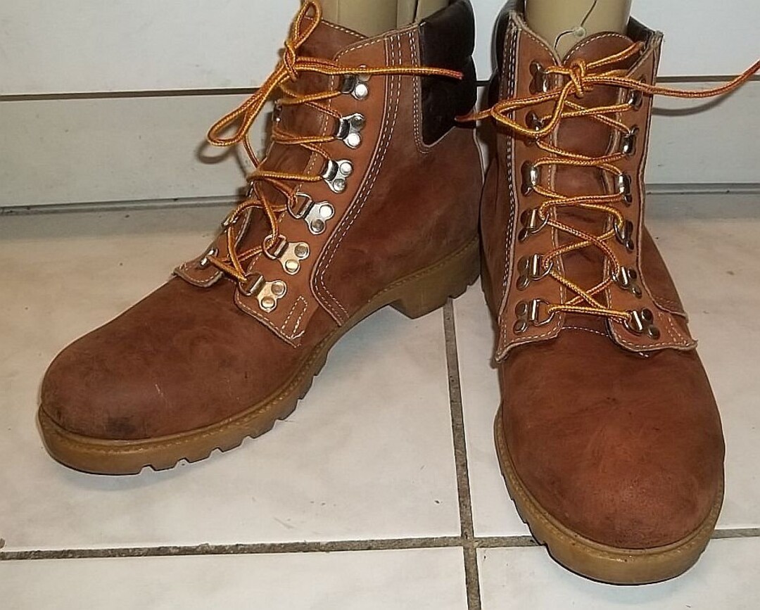 Timberland Hiking Boots Work Oil Resistant Soles Made in USA Model ...