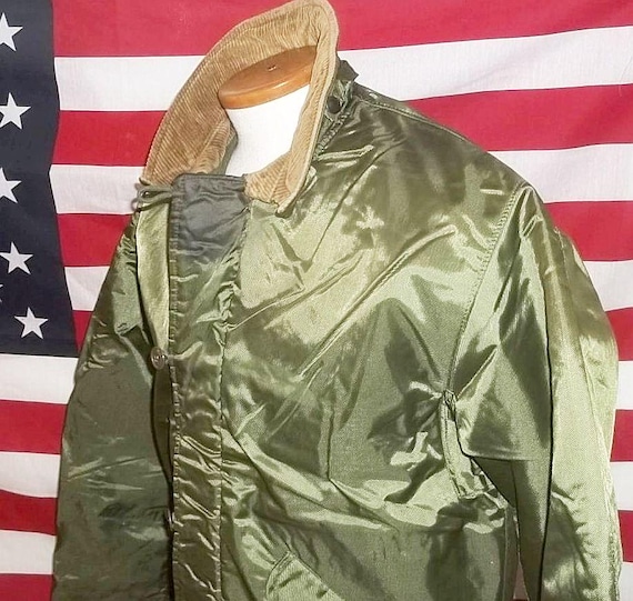 US Navy deck jacket A1 type USN flotation impermeable… - Gem