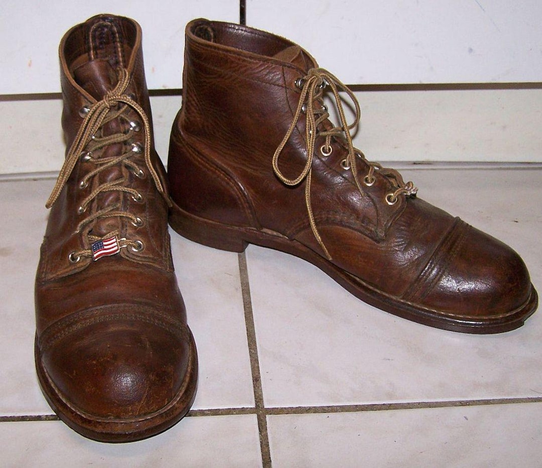 Red Wing Iron Ranger Work Boots Model 8085 Copper Color US Mens Size 10 ...