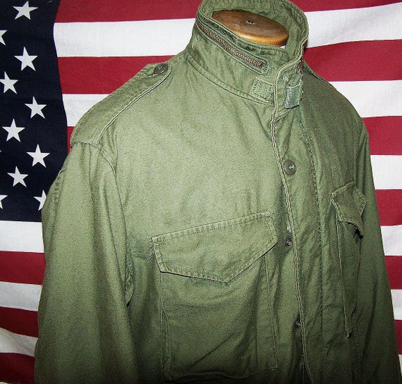 M65 field jacket US Army military issue 1974 Vietnam … - Gem