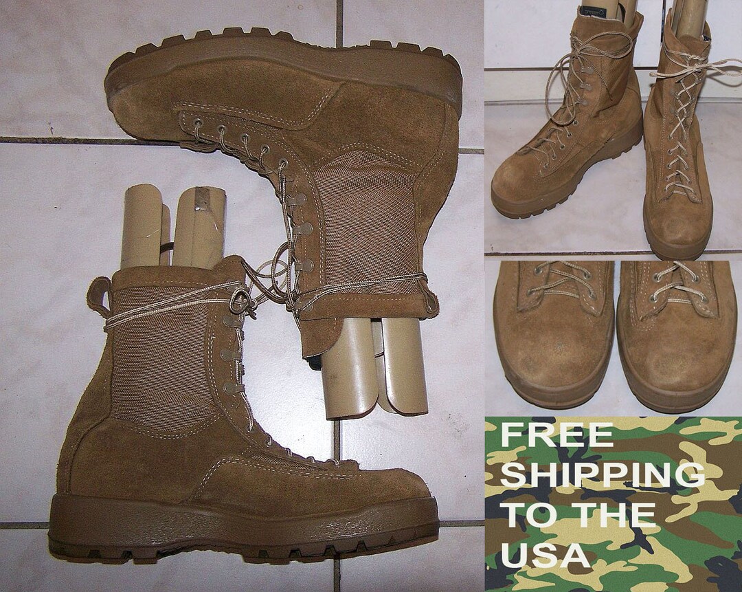 Mcrae Goretex Desert Boots US Army Issue NSN 8430-01-632-5642 Suede and ...