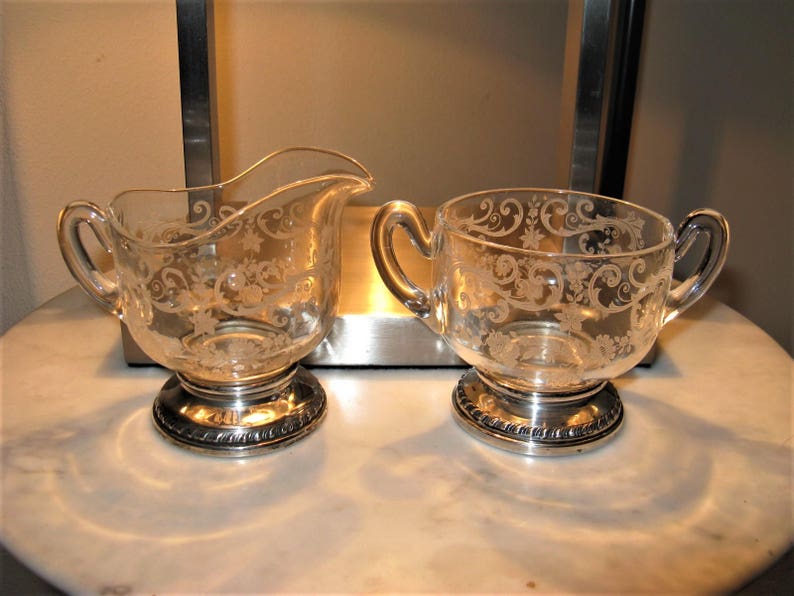 Exquisite Vintage Cambridge Elegant Glass Chantilly Pattern - Etsy