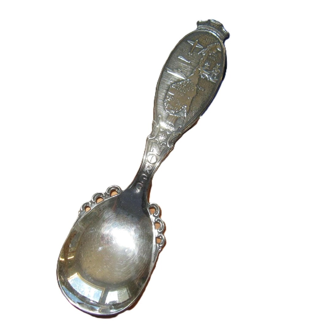 Vintage Silver-plated Norway Souvenir Spoon - 1970s - Etsy