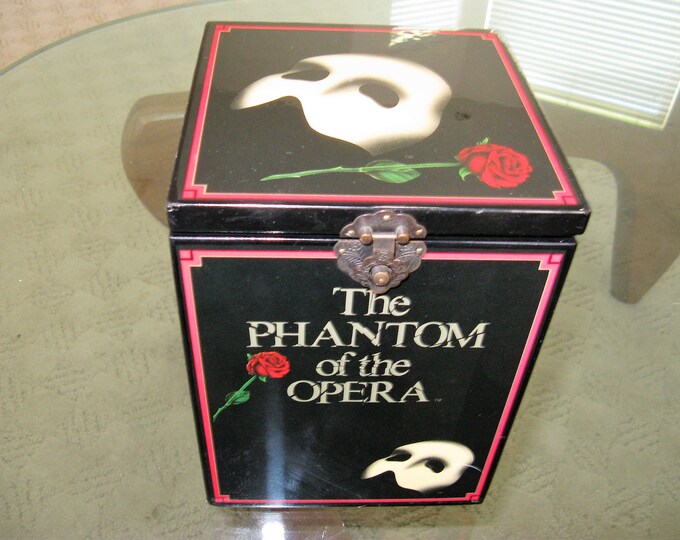 Vintage 1988 Limited Edition the Phantom of the Opera" 6x6x9" Music Box ...