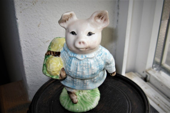 Vintage Royal Albert little Pig Robinson Figurine | Etsy