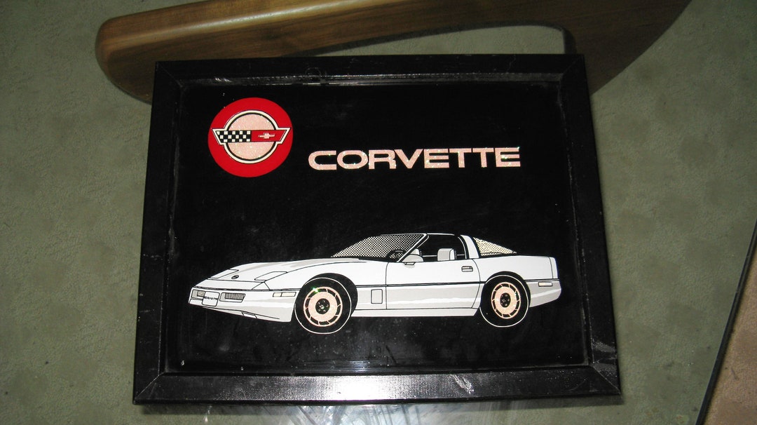 1980's Vintage Corvette Advertising Sign, Pub Sign, Man Cave, Tavern ...