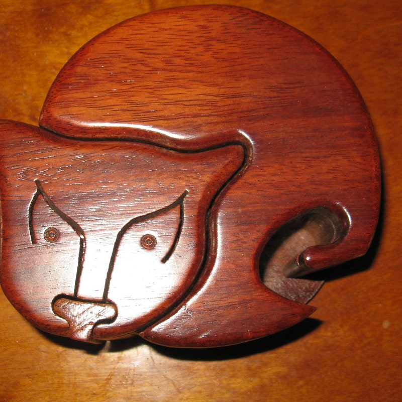 Cat Trinket Box - Etsy