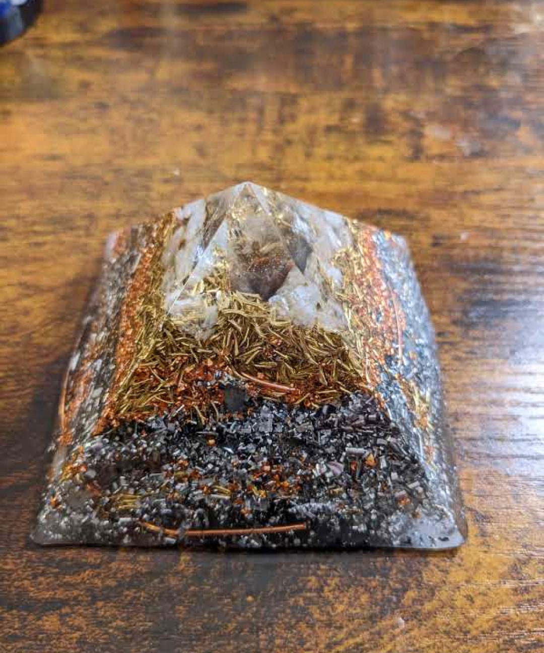 Lost Cubit Coil Orgonite Ground Pyramid - Etsy