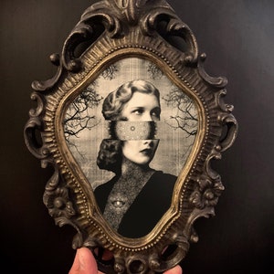 The Grief – Gothic Baroque Frame With Fine Art Print | Dark Wall Art ...