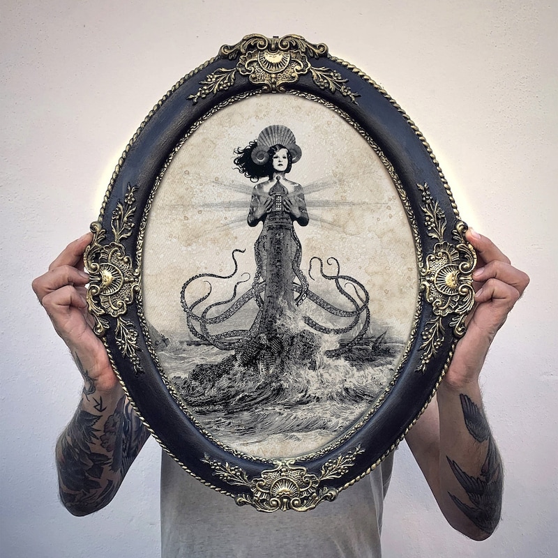 Gothic Picture Frame - Etsy