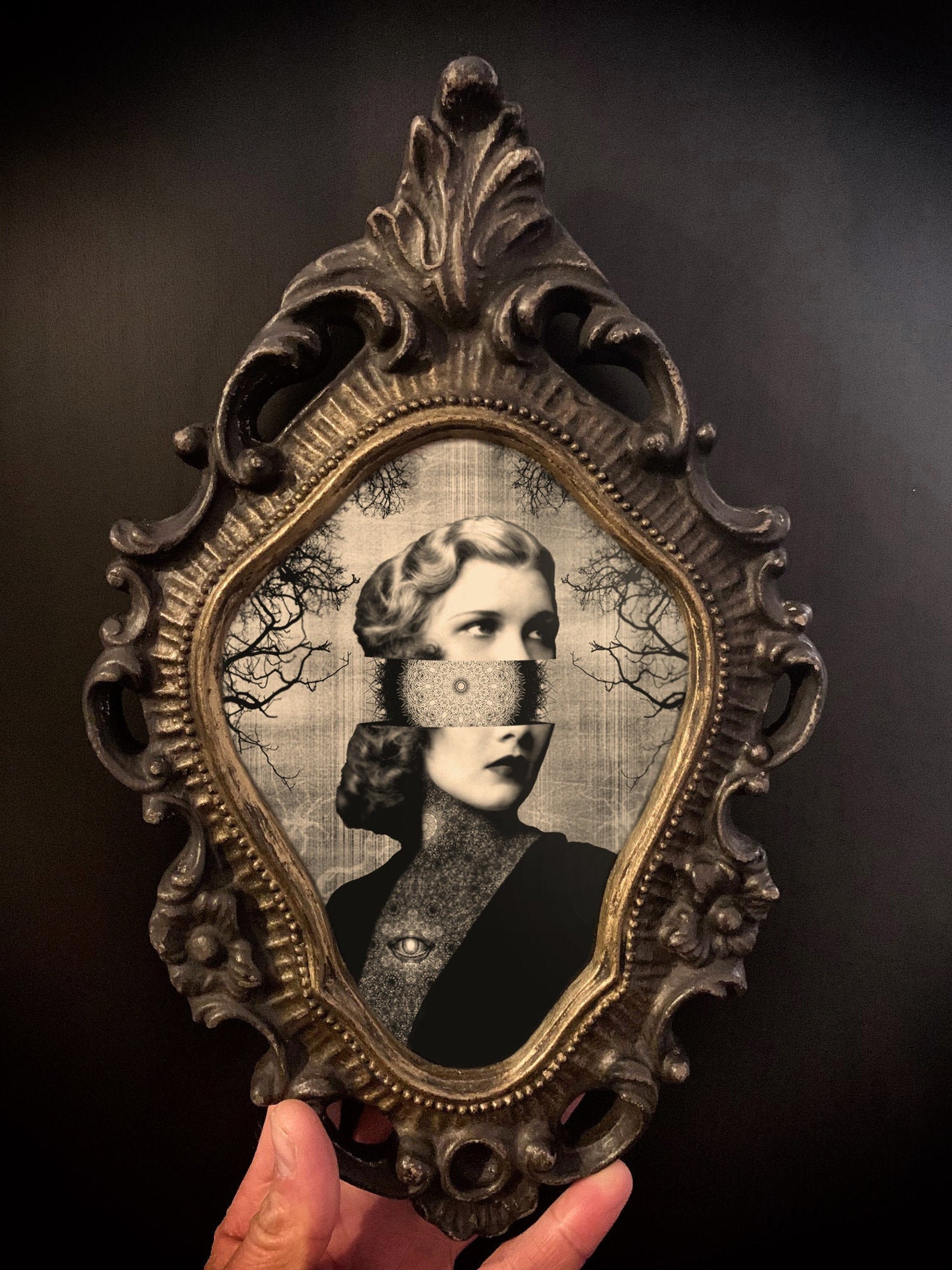 The Grief Handmade Baroque Frame Complete With Prints Glass - Etsy