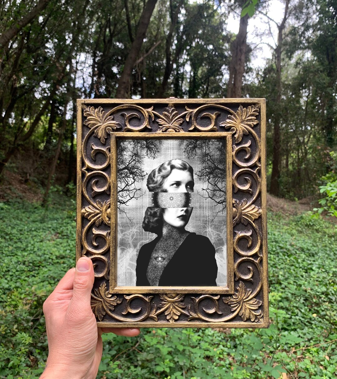 The Grief, Fine Art Print Presented in Handmade Italian Wood Artisan ...