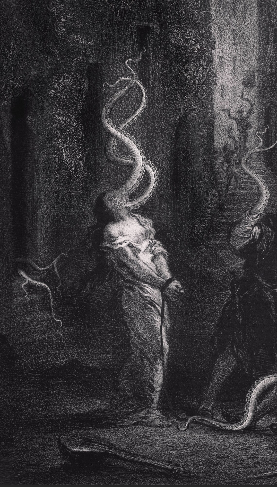 When Darkness Consumes, Fine Art Matte Paper on Textured Aged Quality ...