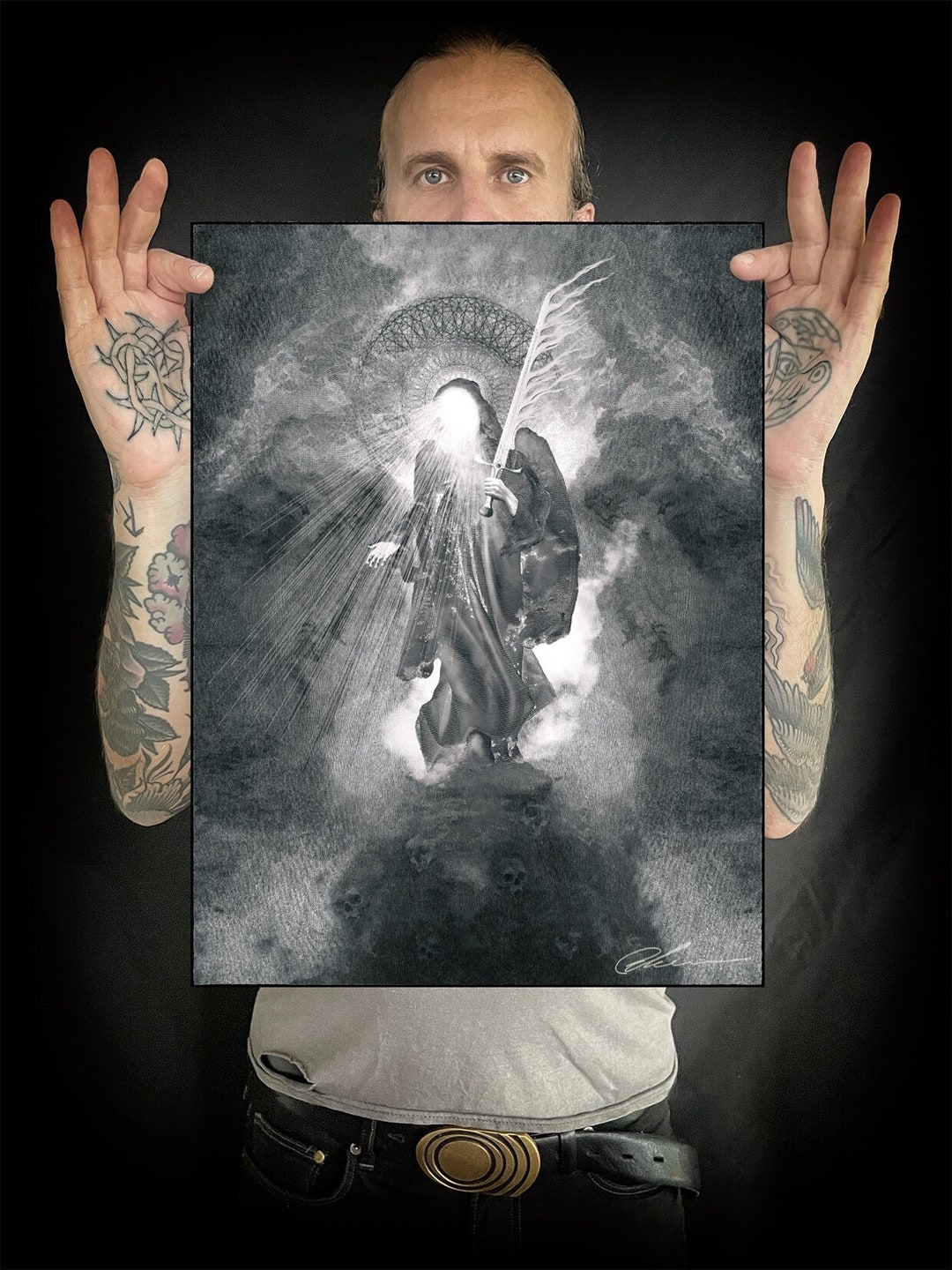 Prophet of Ruin – Gothic Fine Art Print | Occult Dark Poster, Horror ...