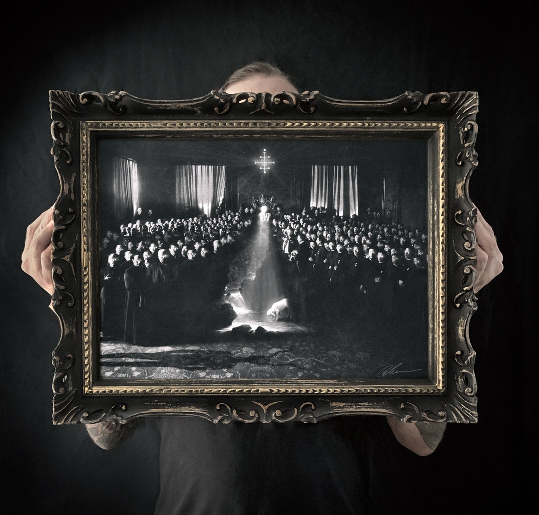 Nova Lux Et Tenebrae - A Fine Art Horror Print on 300gsm Ivory Hammered ...