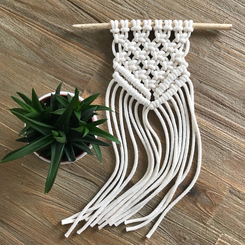 Mini Macrame Wall Hanging // Wall Decor - Etsy