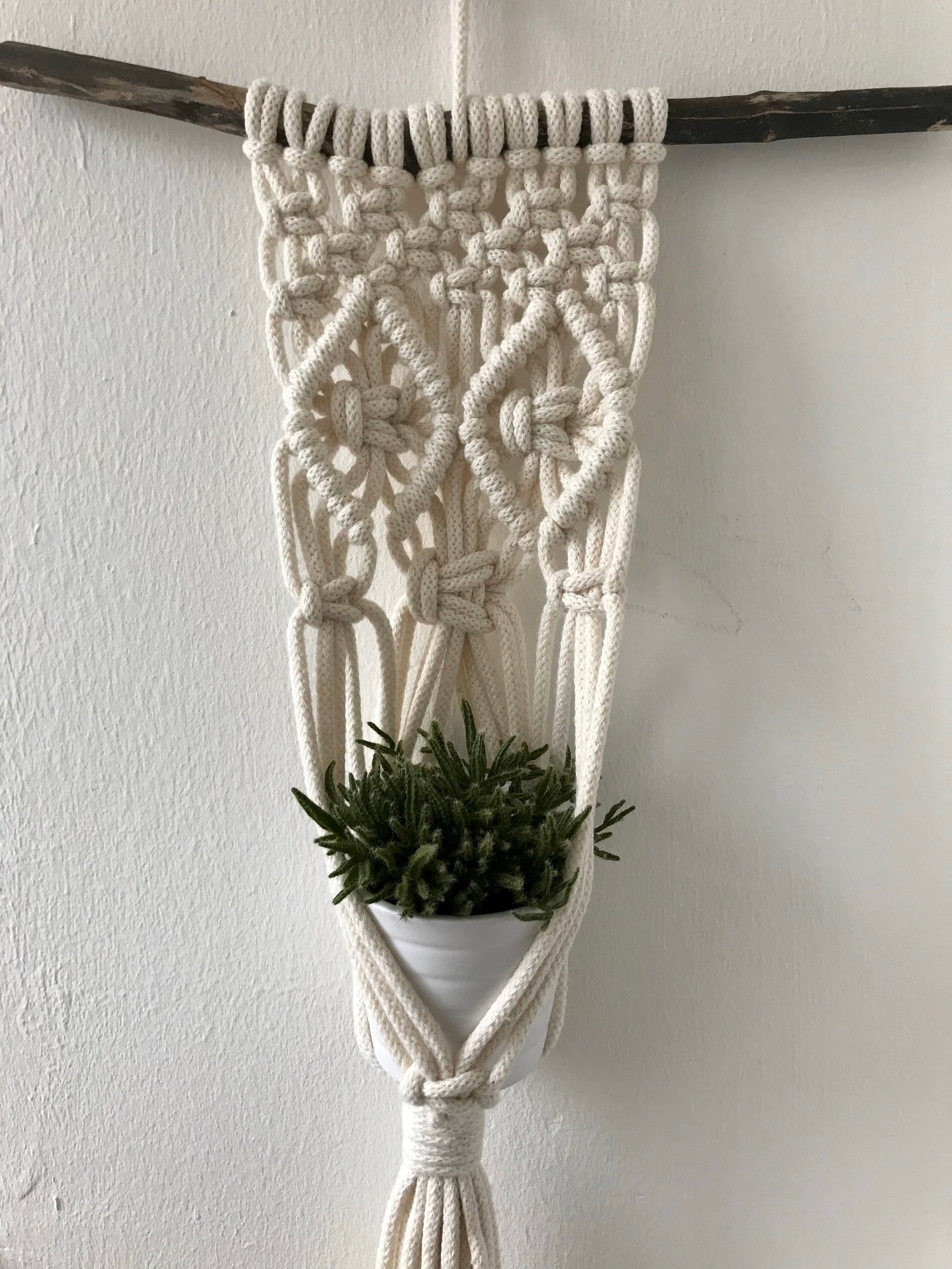 Macrame Wall Hanging // Plant Hanger // Plant Holder - Etsy