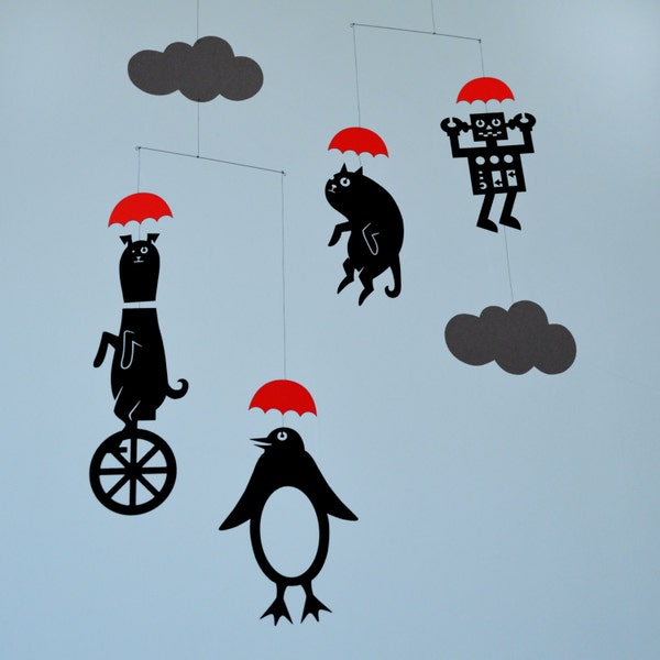 Penguin Baby Mobile - Etsy