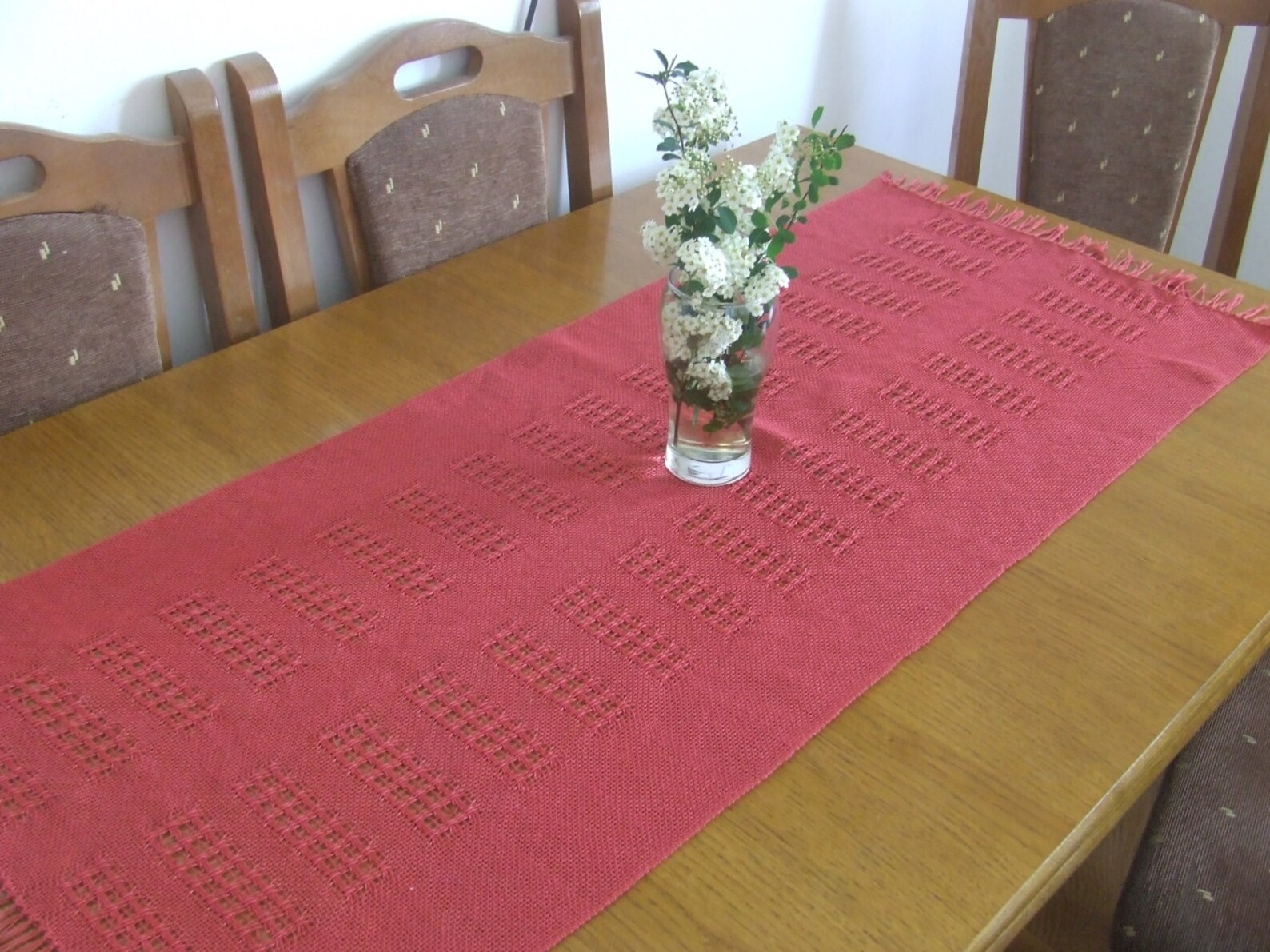 Red Table Runner Christmas Table Runner Valentine Table Runner Red Home ...