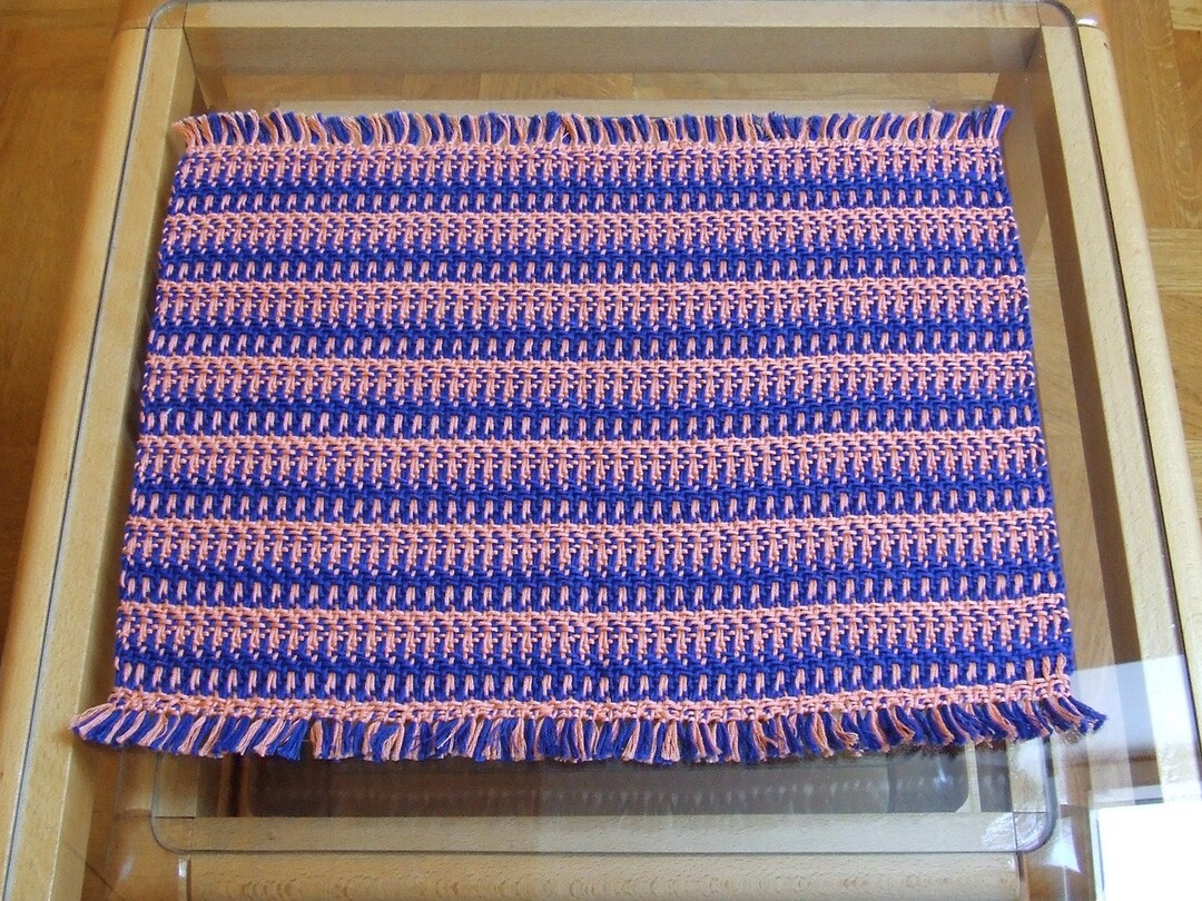 Navy Blue Table Runner 2 in Set Blue Home Decor Terracotta Woven Table ...