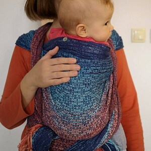 Baby Wearing Wrap Hand Woven Baby Wrap Hand Dyed Cotton Hemp Hand ...