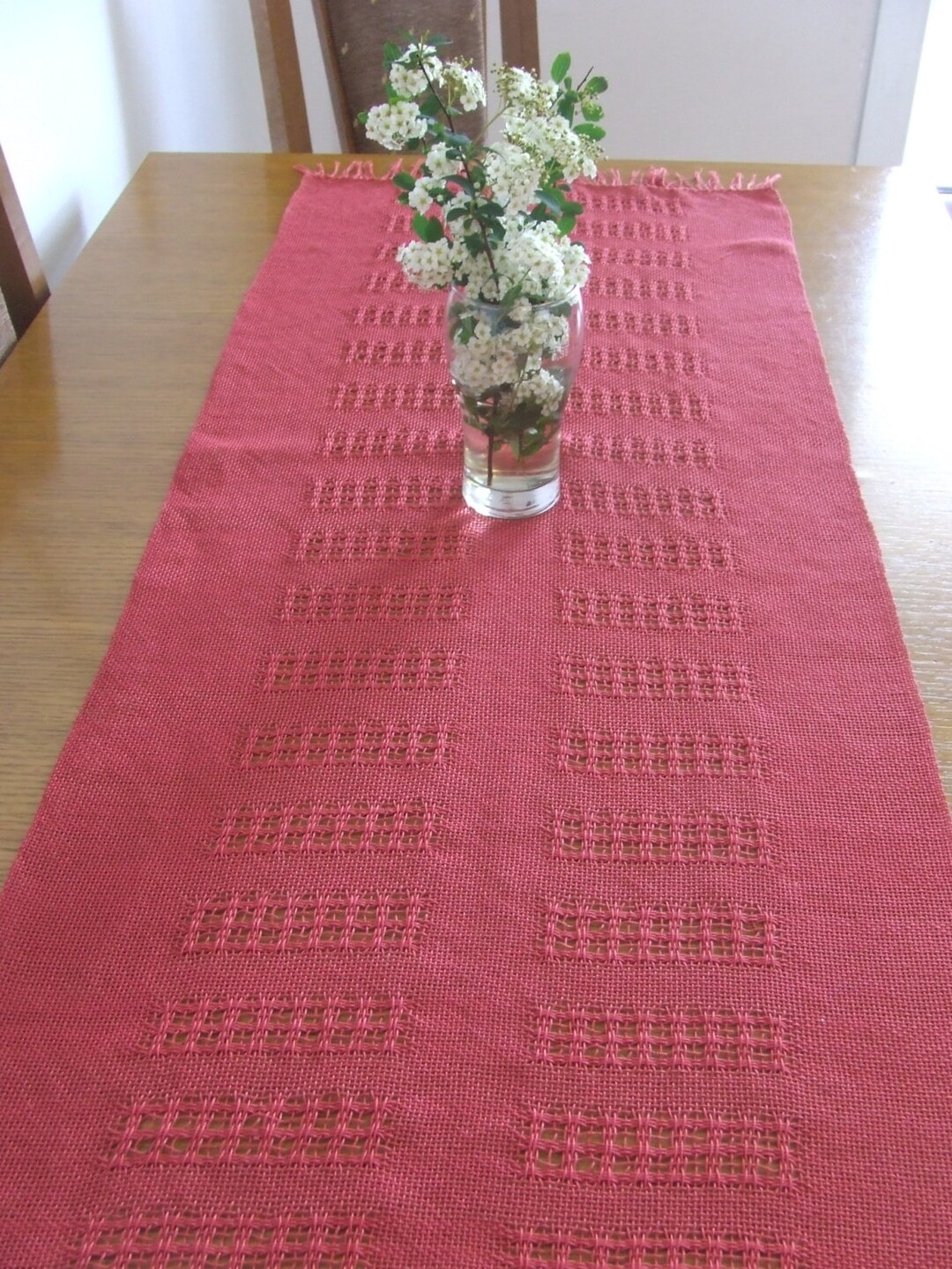 Red Table Runner Christmas Table Runner Valentine Table Runner Red Home ...