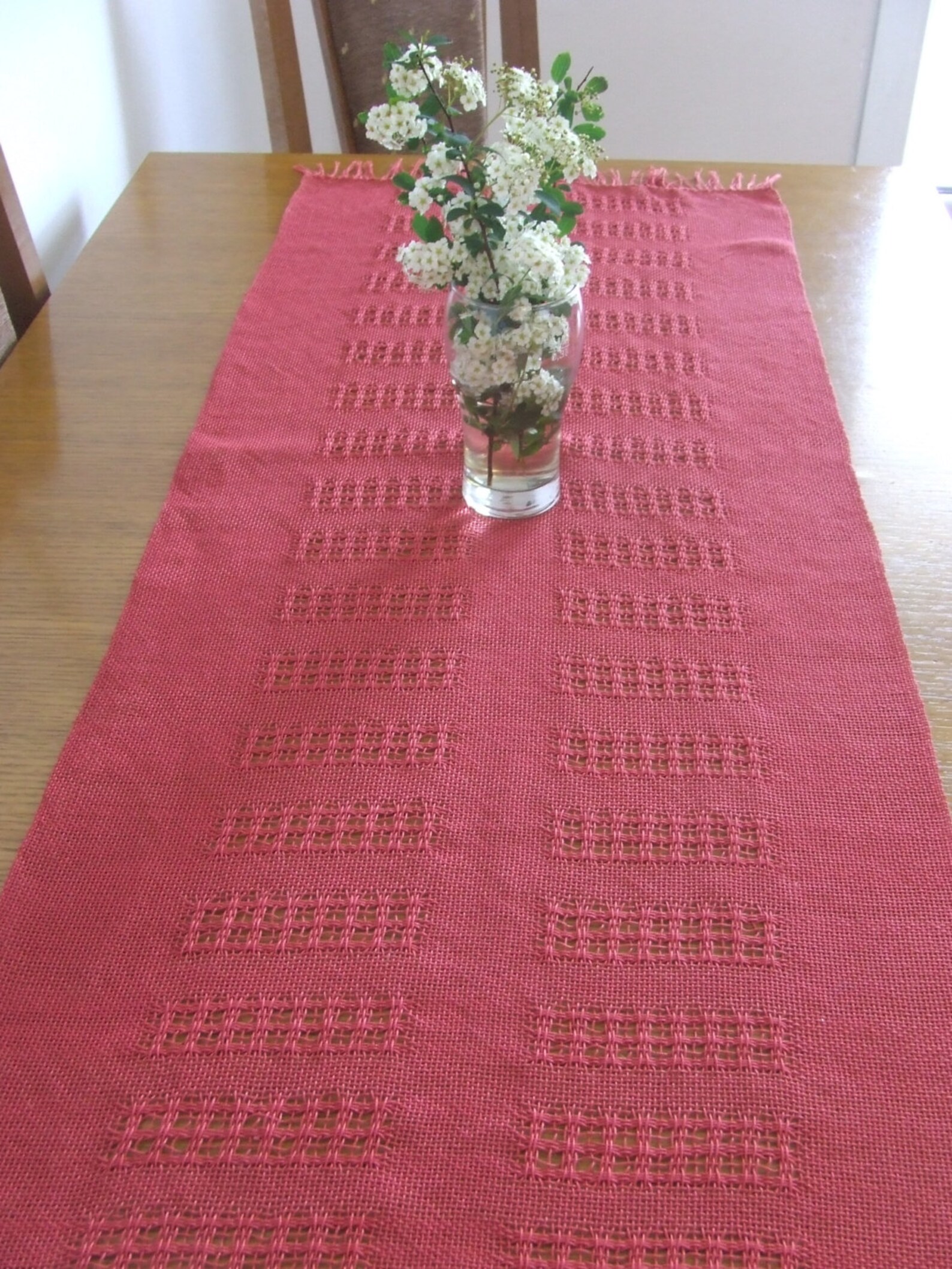 Red Table Runner Christmas Table Runner Valentine Table Runner Red Home ...