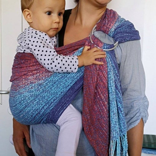 Baby Wearing Wrap Hand Woven Baby Wrap Hand Dyed Cotton Hemp - Etsy