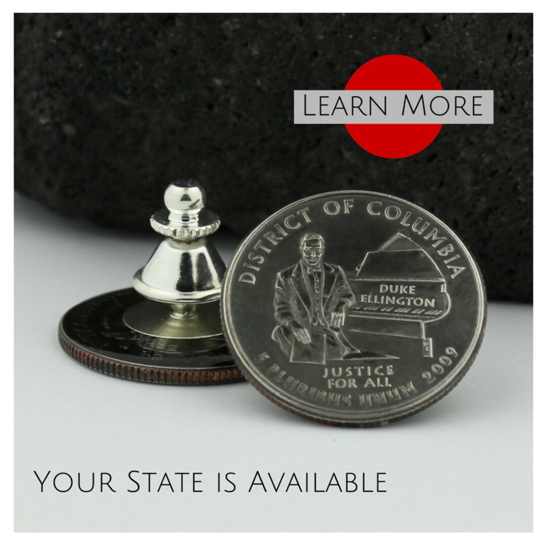 District van Columbia revers Pin een unieke handgemaakte - Etsy Nederland