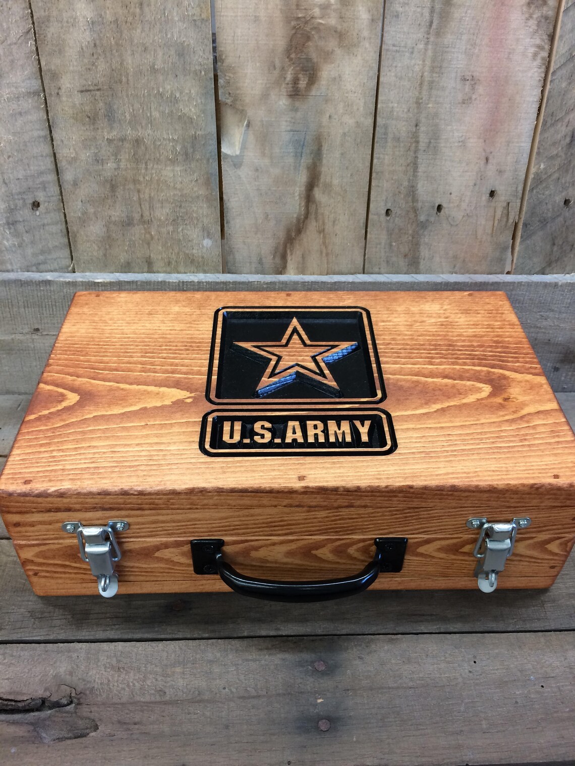 Custom Wood Gun Case Wood Pistol Case Lockable Gun Storage | Etsy