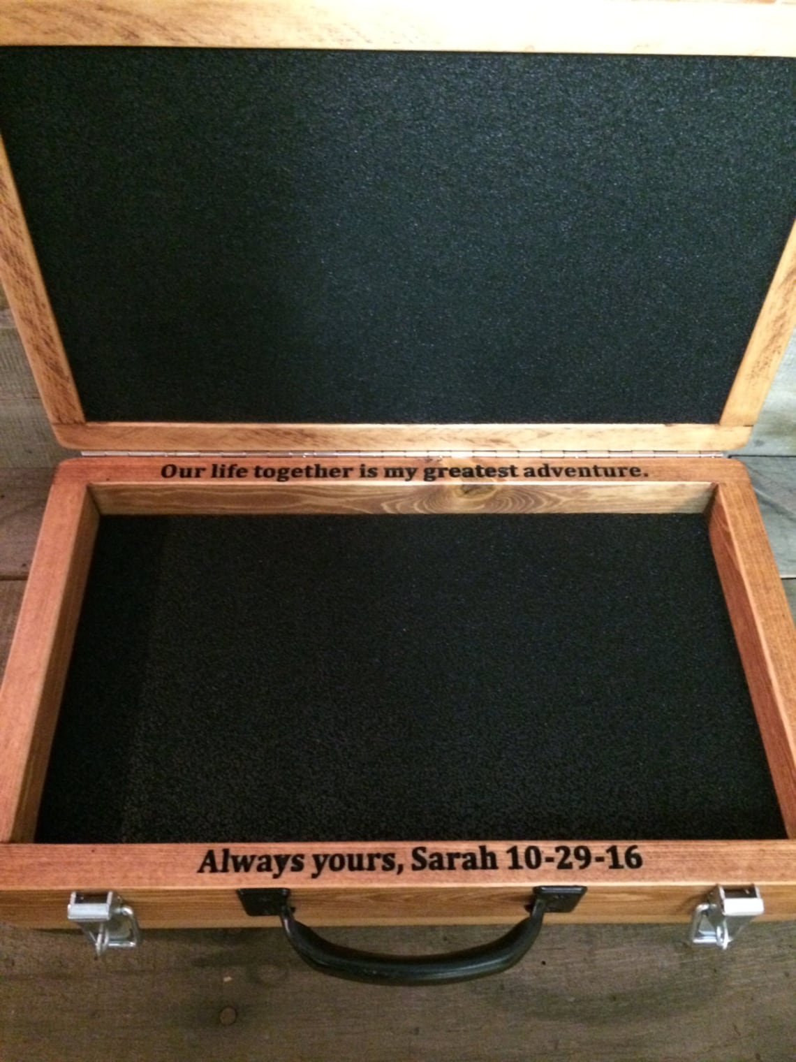 Custom Wood Gun Case Wood Pistol Case Lockable Gun Storage | Etsy