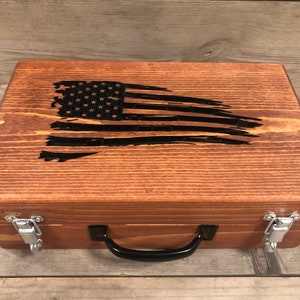 Custom Wood Gun Case- Wood Pistol Case- Lockable Gun Storage- Handgun ...