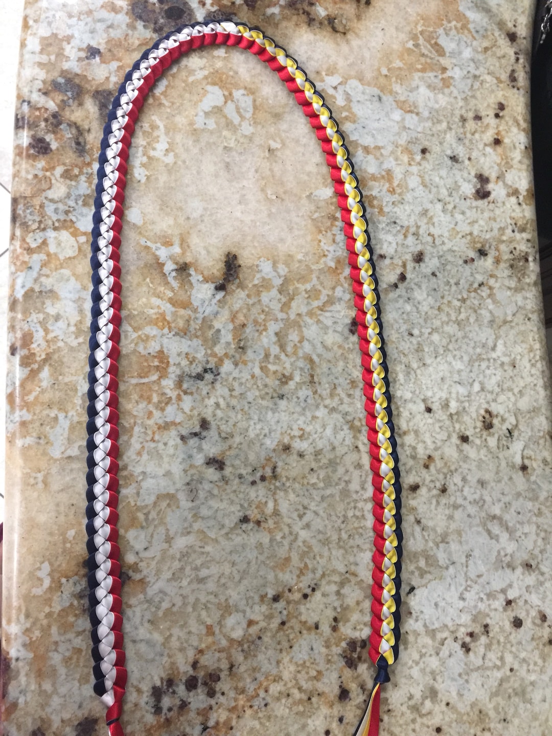 Filipino American Graduation Lei Open Lei (not Tied) Single Braided Lei ...