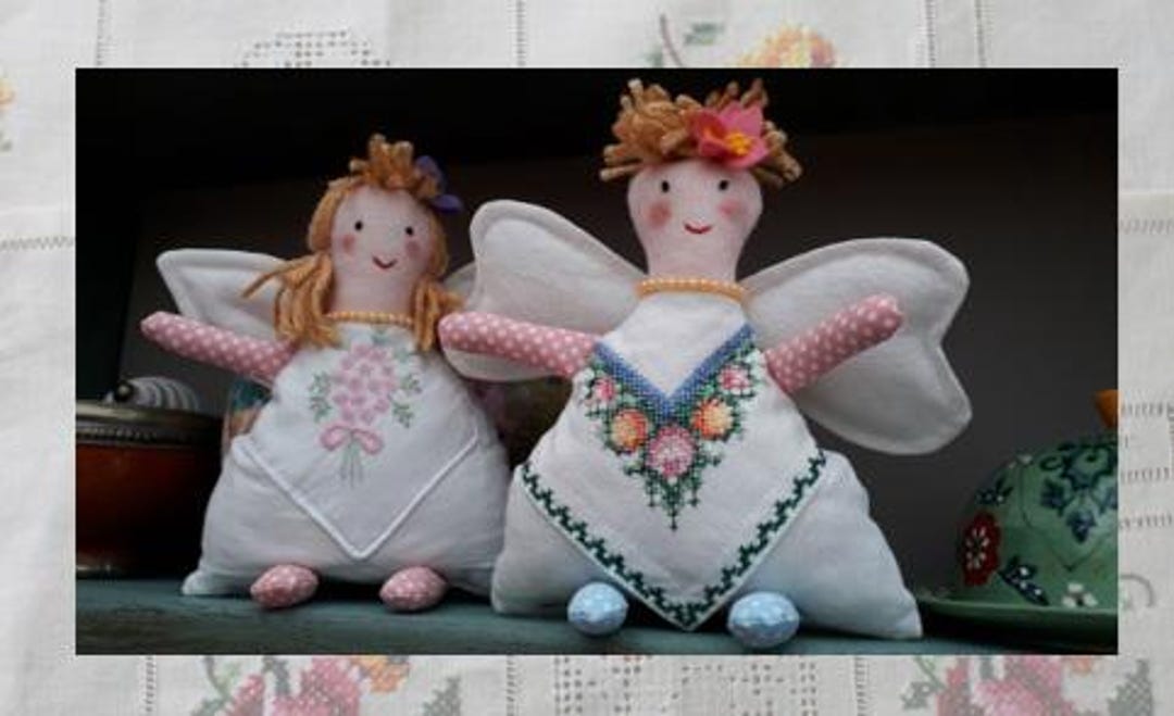 Vintage Fairy Sewing Pattern, PDF Sewing Pattern, Fairies Pattern, Plush Fairy, Stuffed Fairy ...