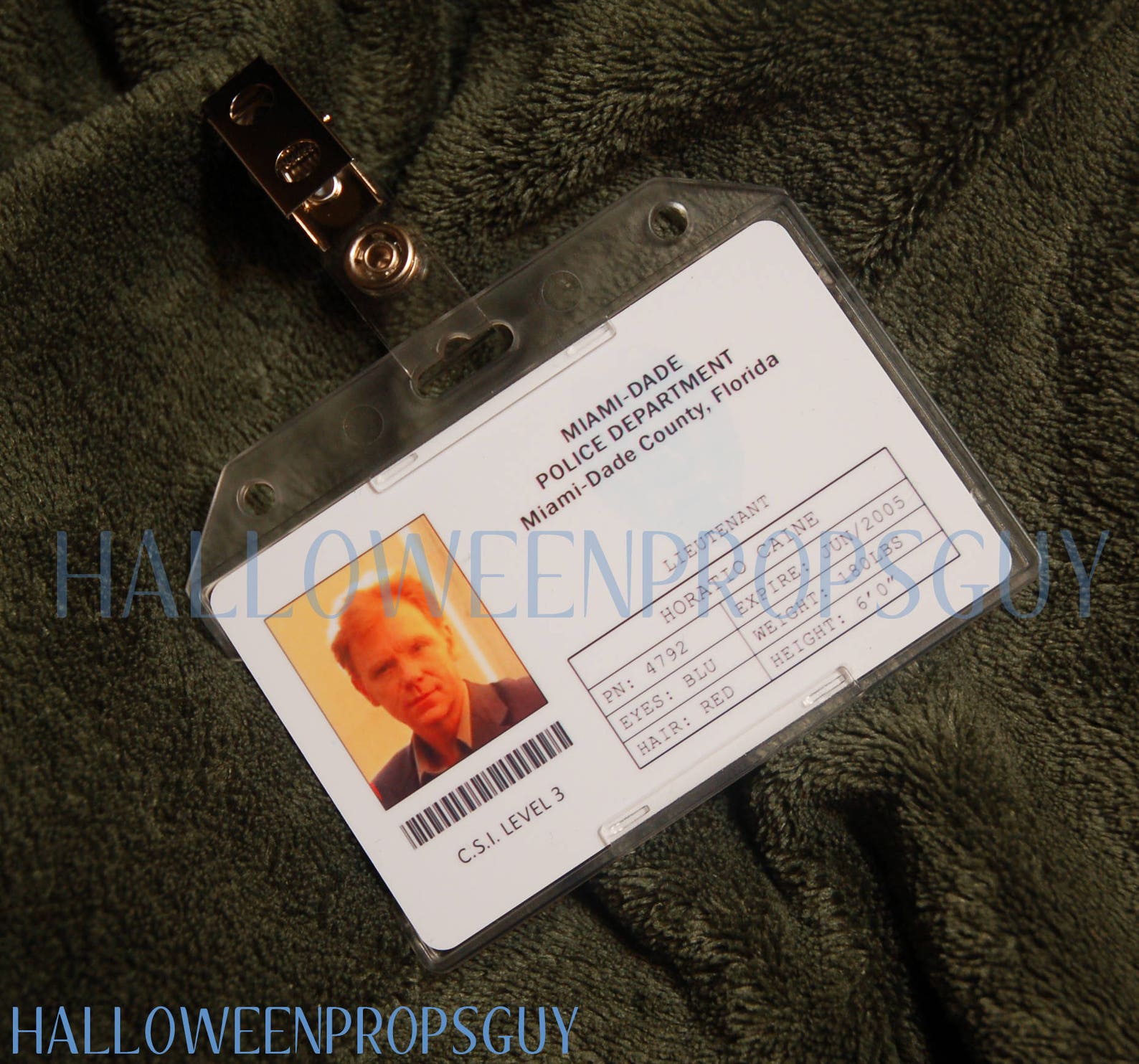 CSI Tv Show Replica ID Card W/ Rigid Holder Choice: Gil - Etsy