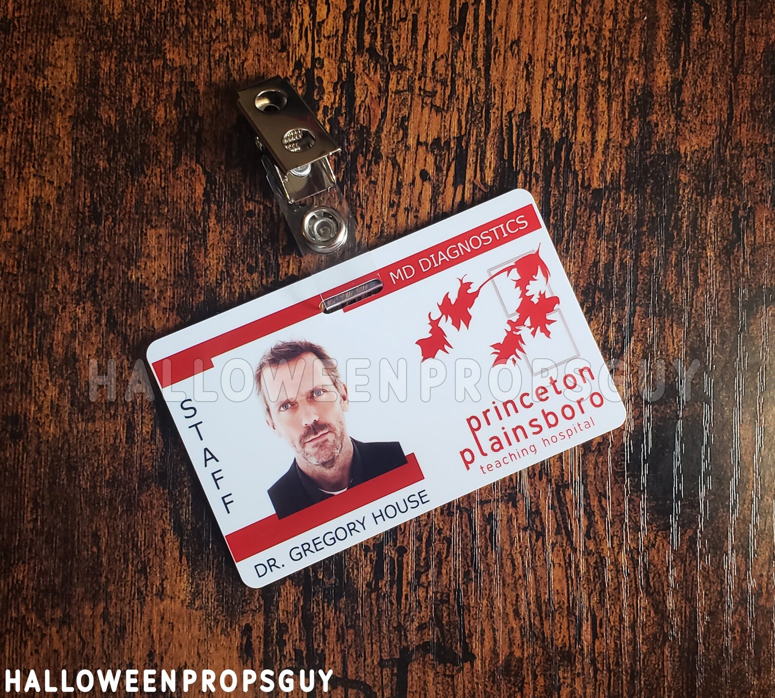 HOUSE Replica Pvc ID Card W/ Strap Clip Dr. Gregory House - Etsy