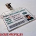 007 James Bond Style Pvc Id Card Badge W/ Rigid Holder & Clip - Etsy