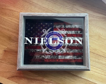 Coast Guard Shadow Box | Etsy