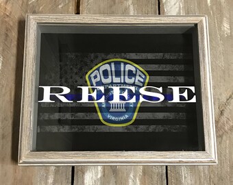 Police Shadow Box | Etsy