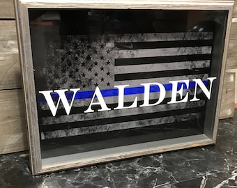 Thin Blue Line | Etsy